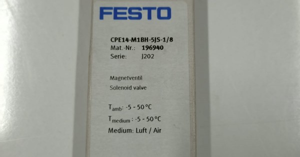 CPE14-M1BH-5JS-18 Selenoid Valf