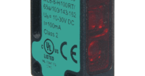 ML8-8-H-100-RT/65a/102/143/162 Minyatür Kübik Arka Fon Bastırmalı Kırmızı Işık, 100 mm Algılama ...