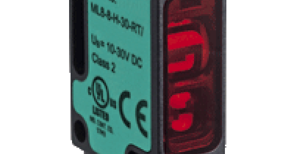 ML8-8-H-30-RT/103/143/162 Minyatür Kübik Arka Fon Bastırmalı Kırmızı Işık, 30 mm Algılama, PNP ...