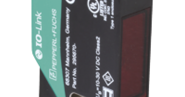 OBT650-R200-2EP-IO-V1 Kübik Arka Fon Bastırmalı, IO-Link Kırmızı Işık, 650 mm Algılama, 2 x Push ...