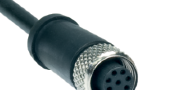 A-K8P-M12-S-G-5M-BK-1-X-A-4-69-VA M12, 8 pin, 5m Kablolu Konnektör ...