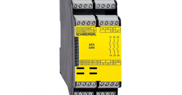 AES 2365 UE: 24...230V AC/DC 3 x Röle Çıkışlı, (24-230VAC/DC) Emniyet ...